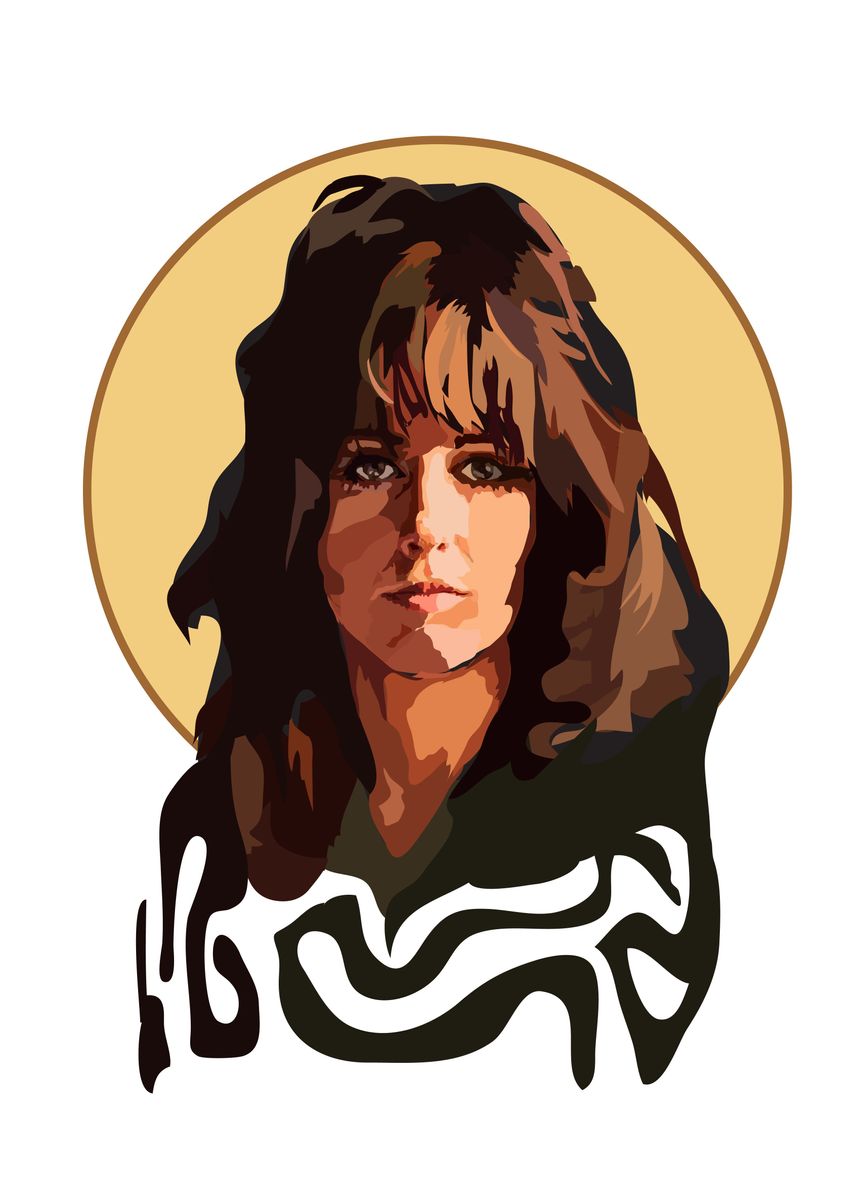 'Grace Slick' Poster by Anna McKay | Displate