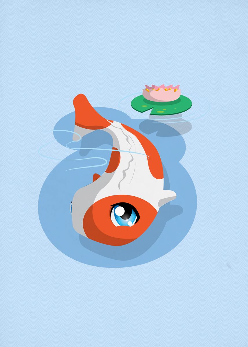 'Potsu Potsu' Poster, picture, metal print, paint by Paulo Capdeville ...