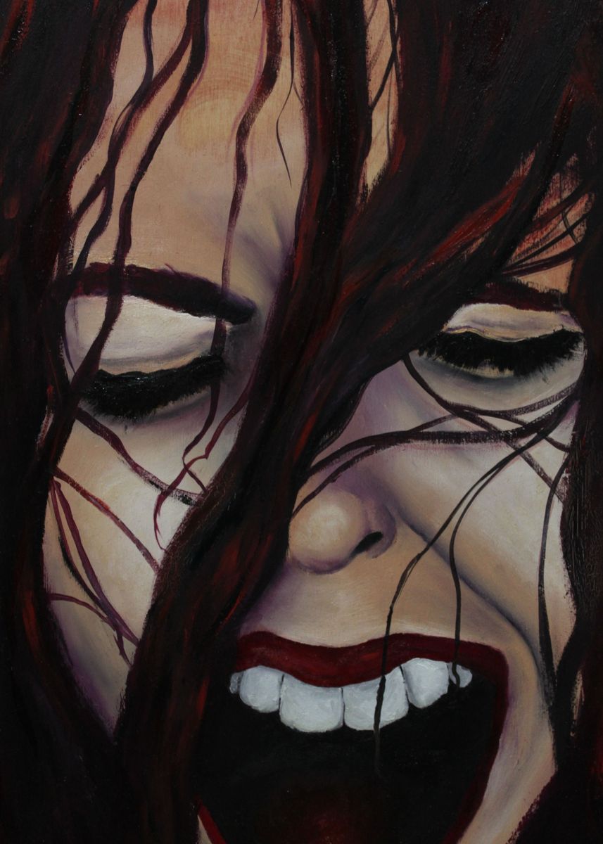 'Oil painting. This painting was done with a limited pal ... ' Poster ...