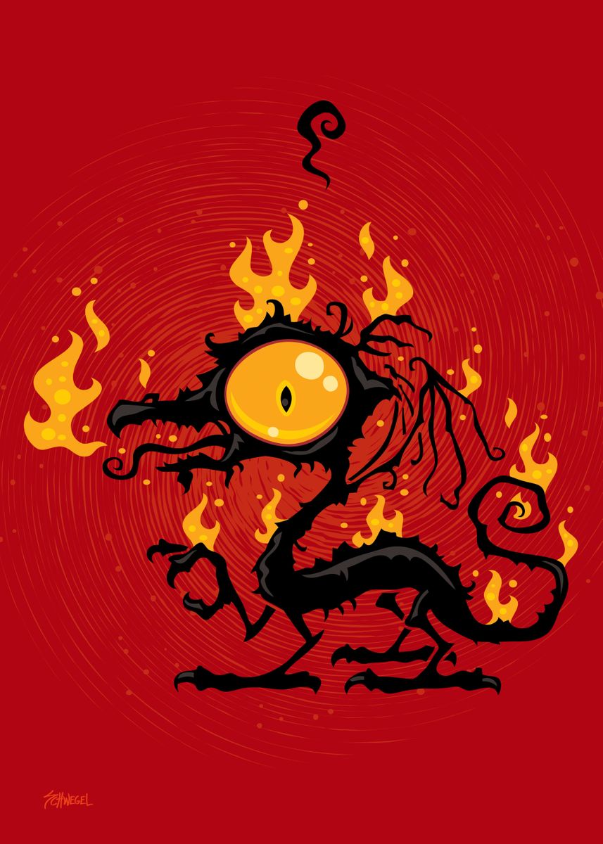 'Backfire. Crispy, burned dragon cartoon. This is why dr ... ' Poster ...