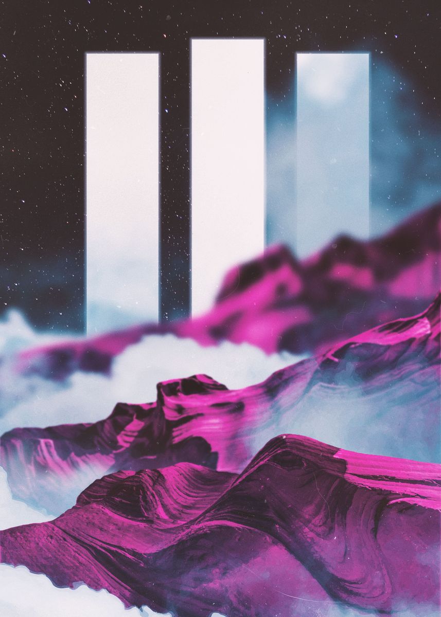 'Three' Poster by Adam Priester | Displate