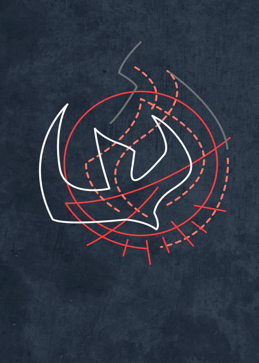 'Hand drawn vector illustration or drawing of a contempo ... ' Poster ...