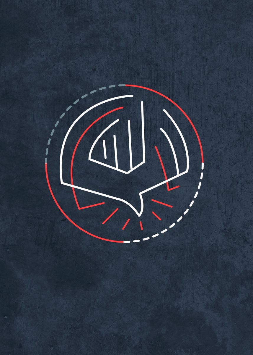 'Hand drawn vector illustration or drawing of a contempo ... ' Poster ...