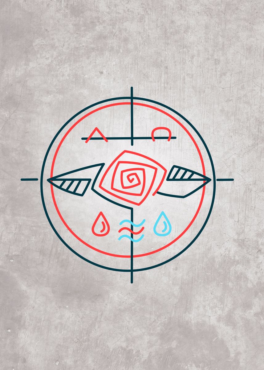 'Hand drawn vector illustration or drawing of a contempo ... ' Poster ...