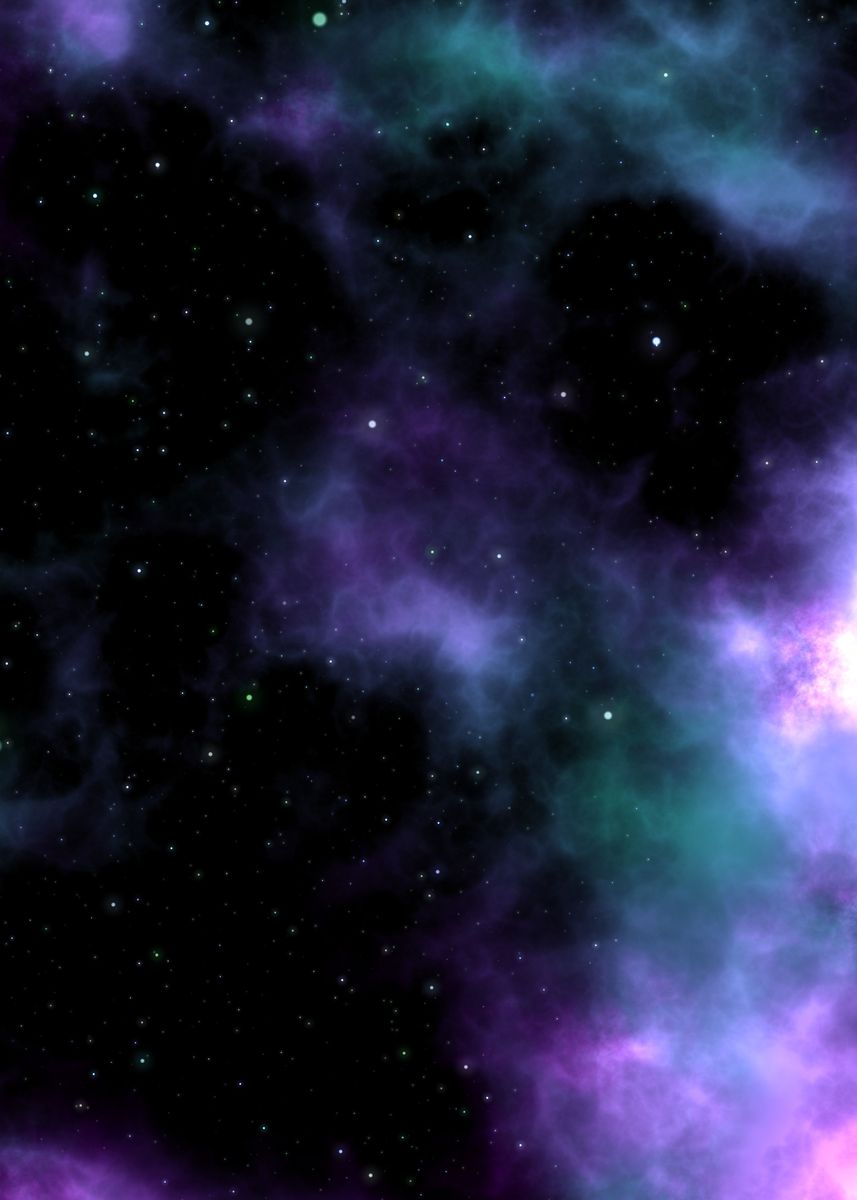 'space abstract' Poster, picture, metal print, paint by Christy Leigh ...