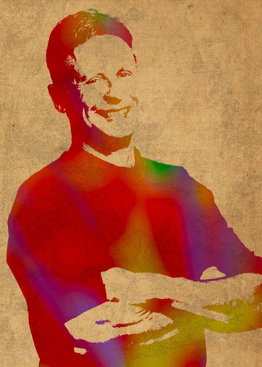 'Gary Johnson Libertarian Politician Watercolor Portrait ... ' Poster ...