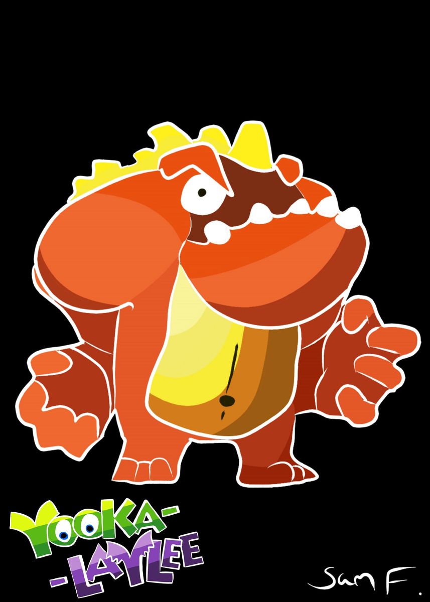 'Another Chatterbox from the Game Yooka Laylee' Poster by Samuel ...