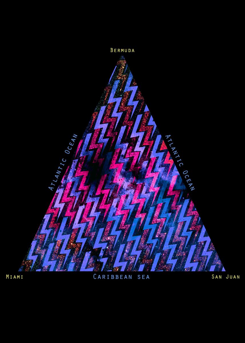 'bermuda triangle' Poster by Filippo B | Displate