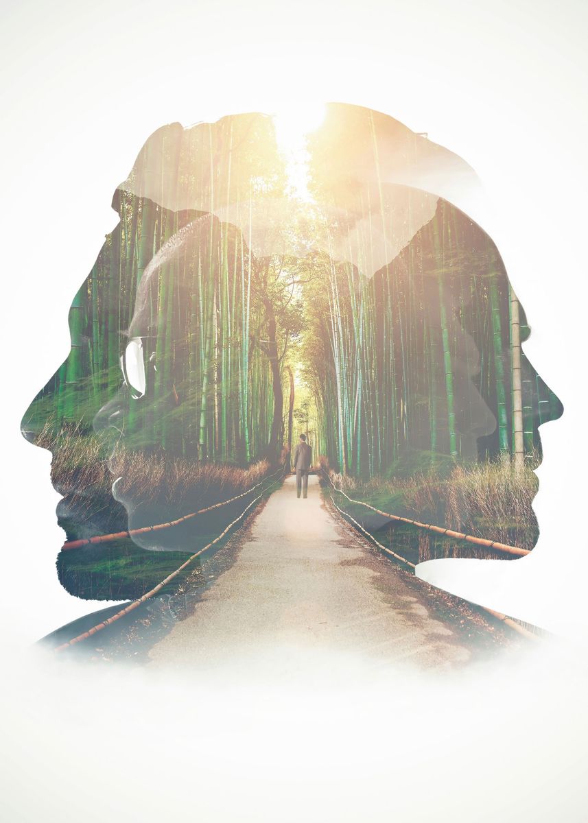 'Reincarnation' Poster, picture, metal print, paint by Evgenij Soloviev ...