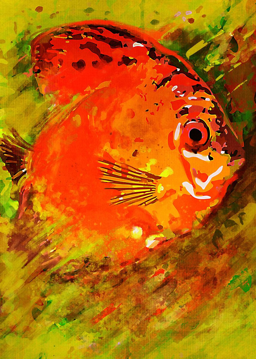 'Fish' Poster by Leandro Jorge | Displate