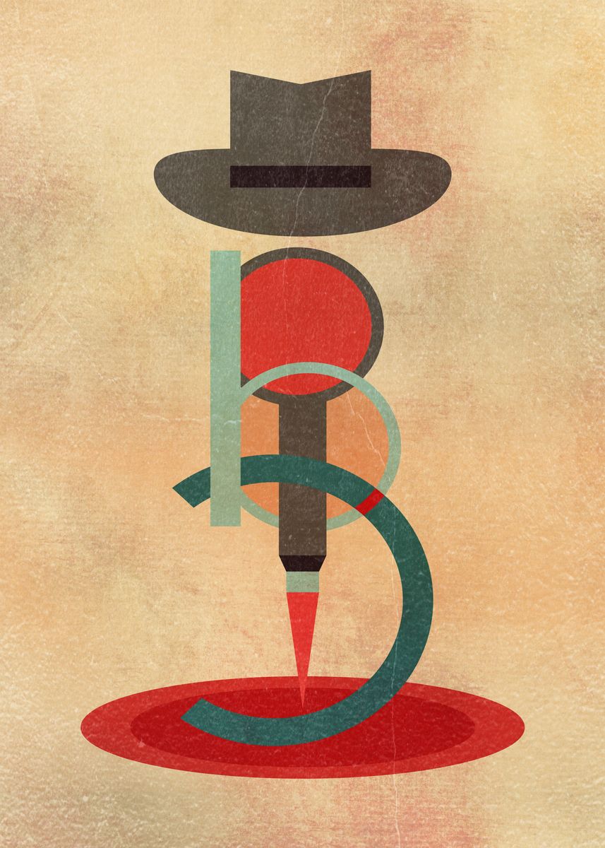 'Bonnie and Clyde' Poster, picture, metal print, paint by Emese Horvath ...