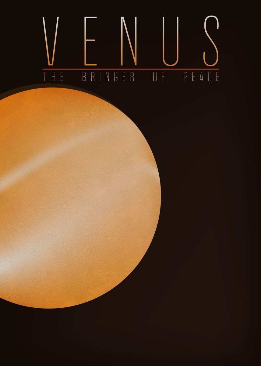 'Venus - The Bringer of Peace 2/9 in the complete set of ... ' Poster ...