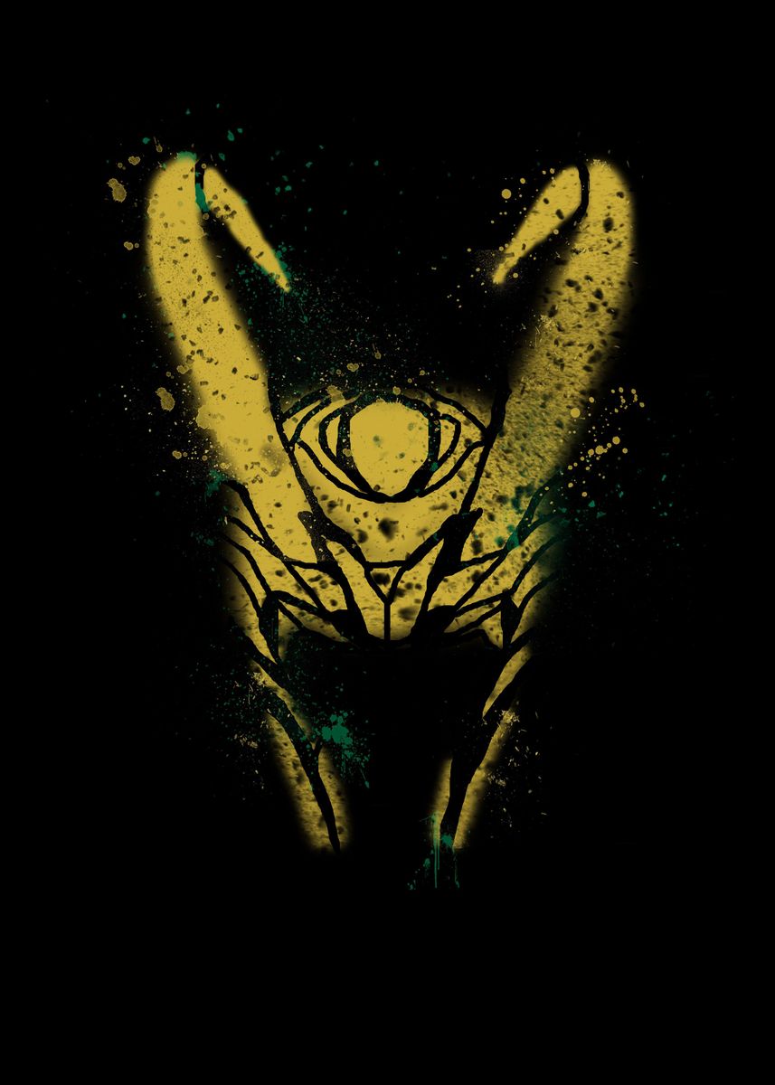 'True god ' Poster, picture, metal print, paint by Wimido | Displate