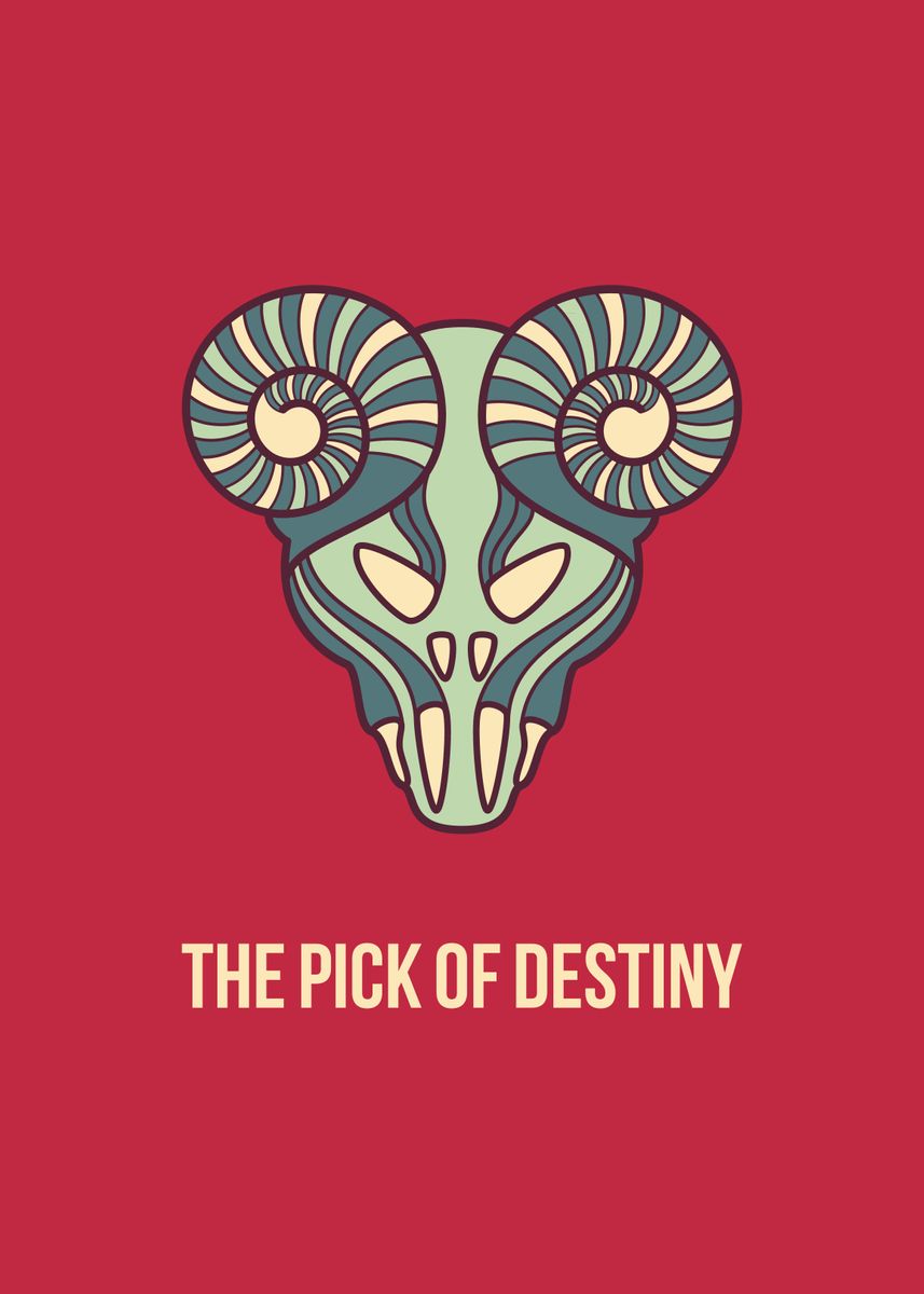'the pick of destiny' Poster by freshinkstain | Displate