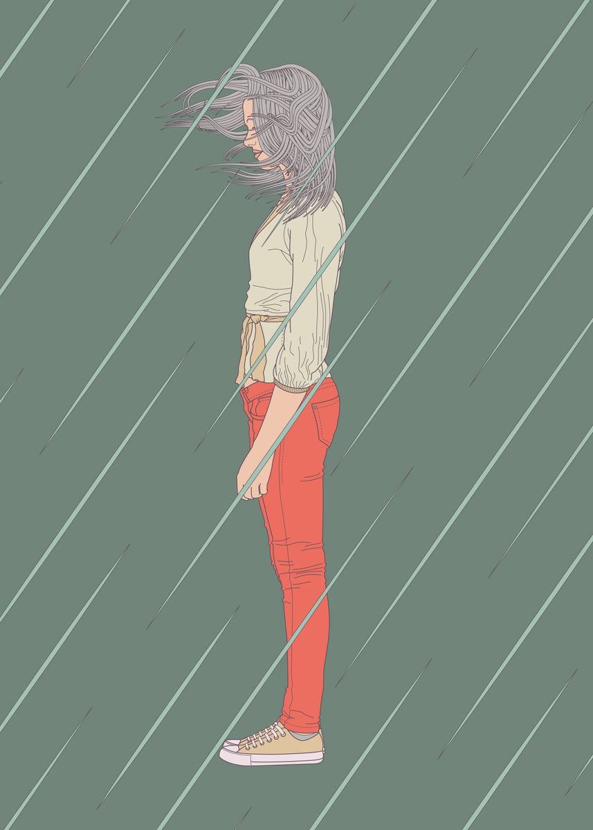 'imperturbable' Poster, picture, metal print, paint by freshinkstain ...