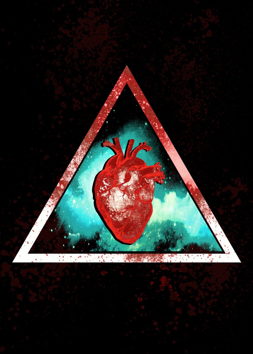 'mystic heart' Poster by Filippo B | Displate