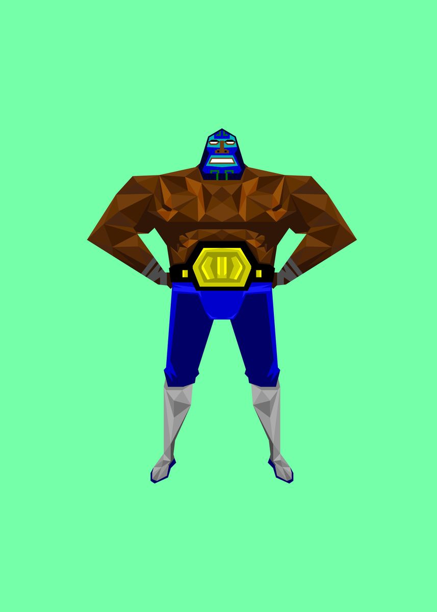 'Guacamelee!' Poster, picture, metal print, paint by Scanline | Displate