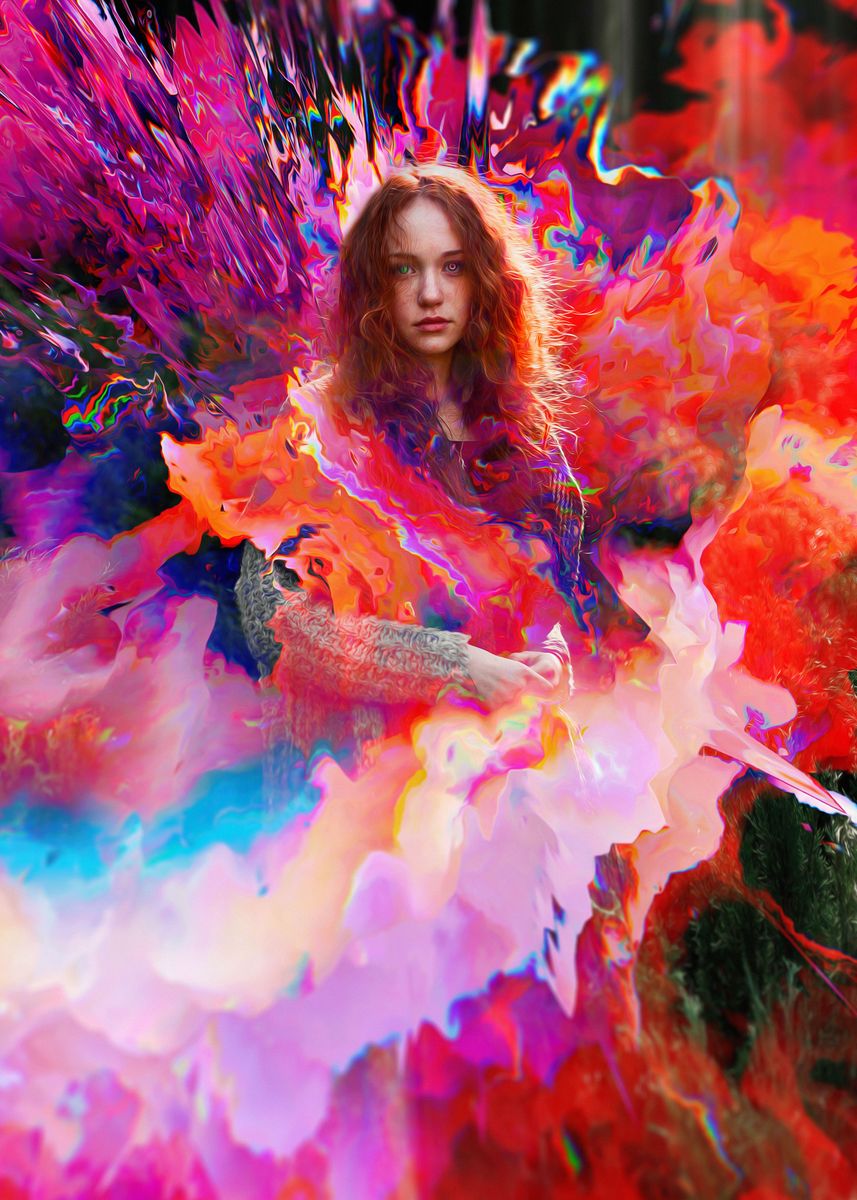 'Her' Poster, picture, metal print, paint by Dorian Legret | Displate