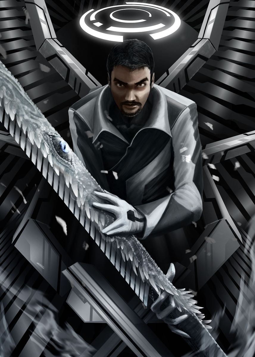 'Agent Coyle Ascended' Poster, picture, metal print, paint by Elphie ...