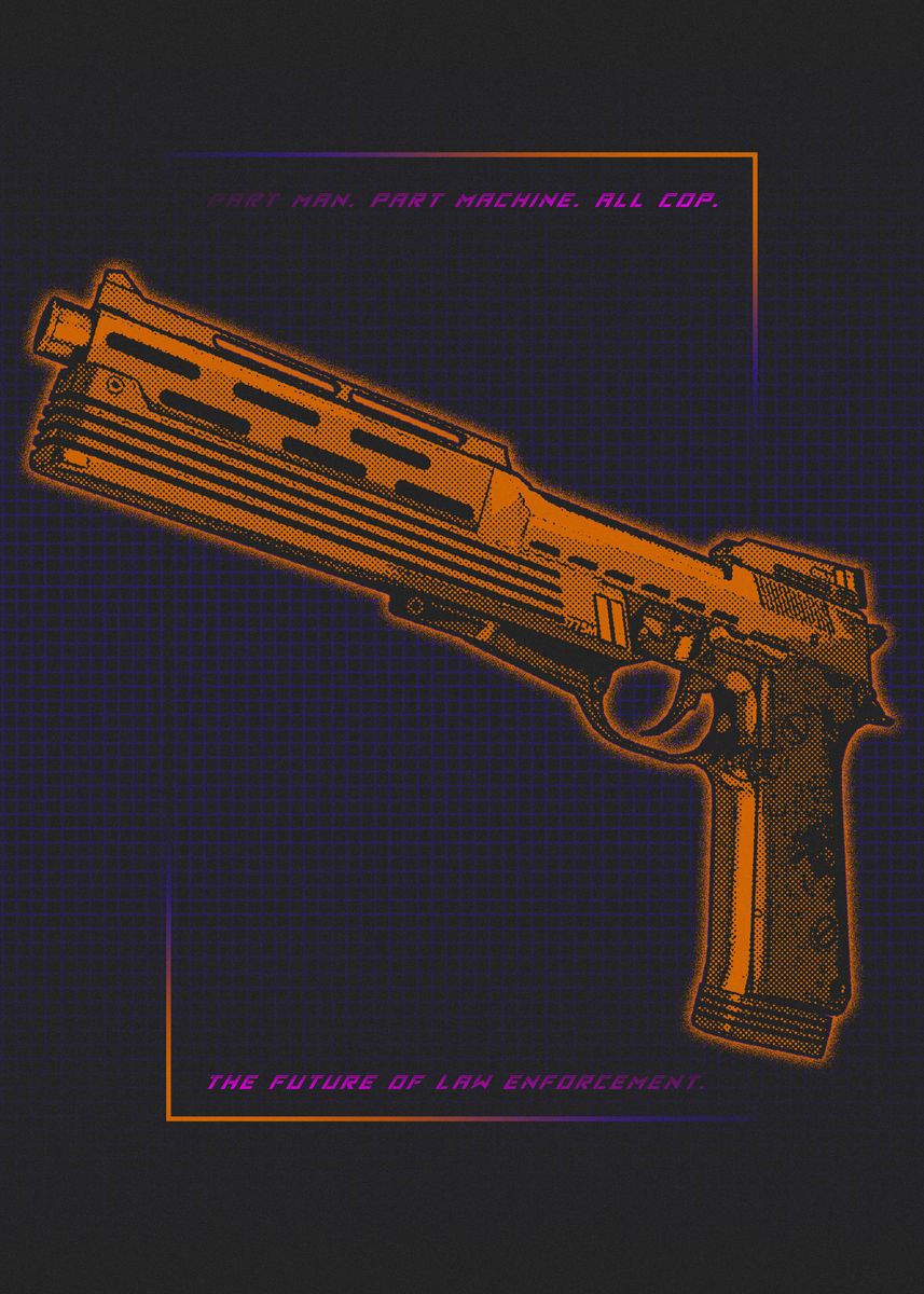 'Auto 9' Poster by Scanline Thoughts | Displate