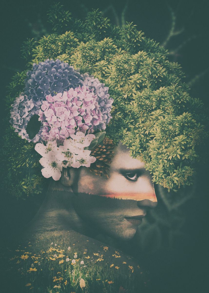 'Mother Nature' Poster by SpaceFrog Designs | Displate