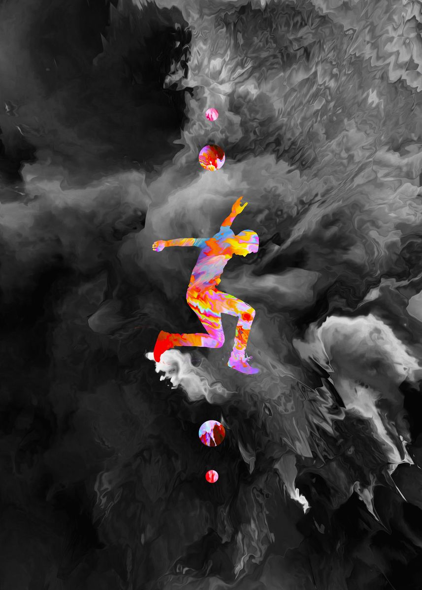 'Neo' Poster, picture, metal print, paint by Dorian Legret | Displate