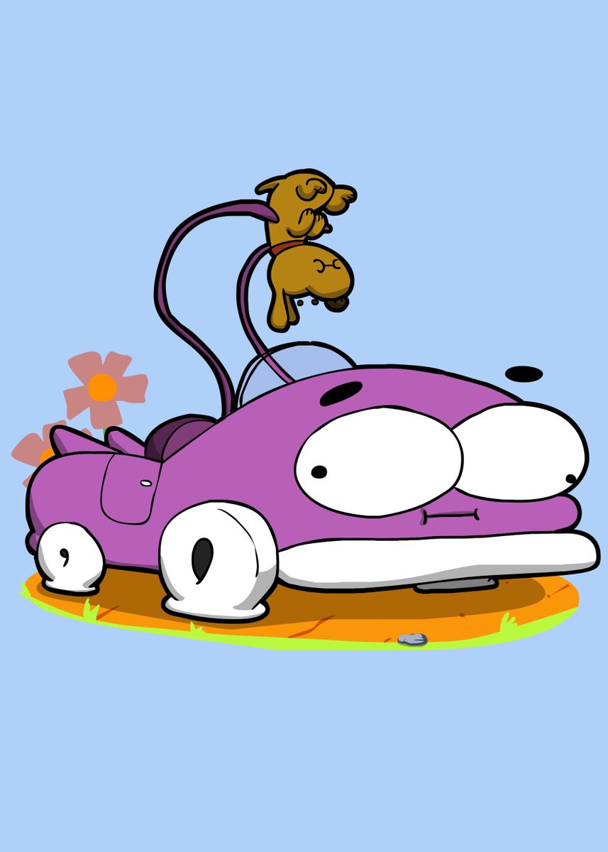 'Prut prut!' Poster, picture, metal print, paint by Hold To Run | Displate