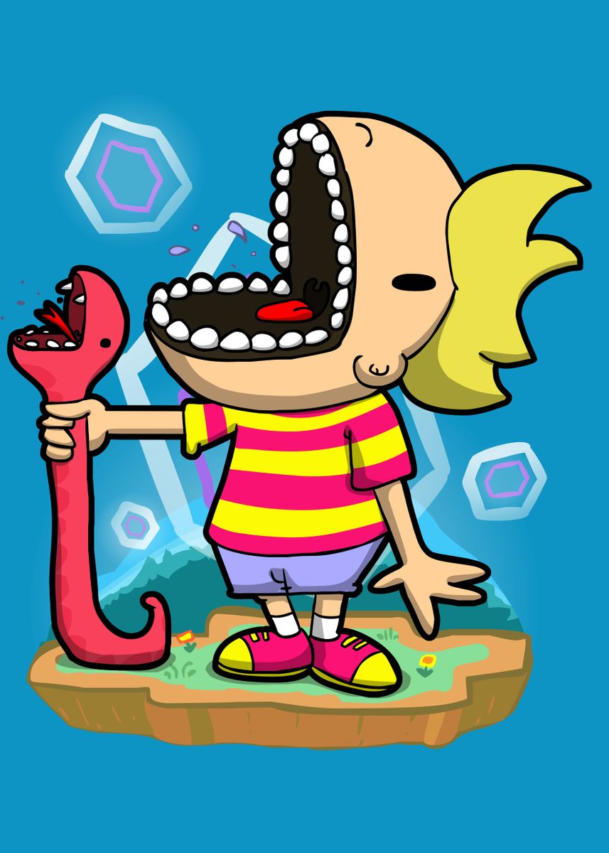 'PK FREEZE!' Poster, picture, metal print, paint by Hold To Run | Displate