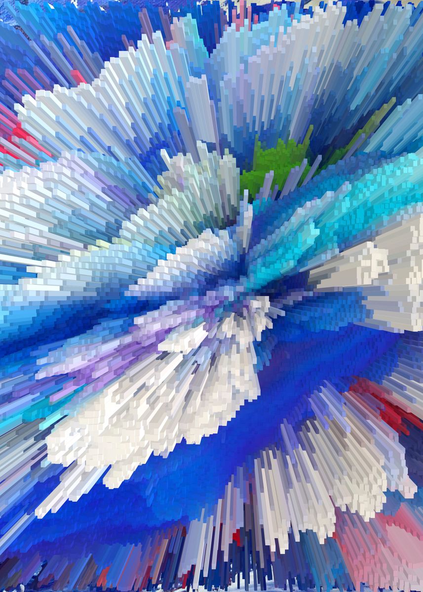 'Abstract pattern' Poster, picture, metal print, paint by Larisa ...