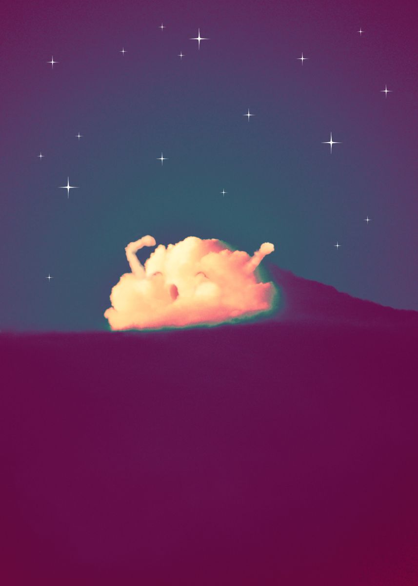 'Bed Time' Poster by Lili Batista | Displate