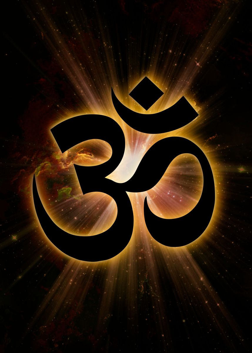 'Om poster 2 ' Poster, picture, metal print, paint by MCAshe Art | Displate