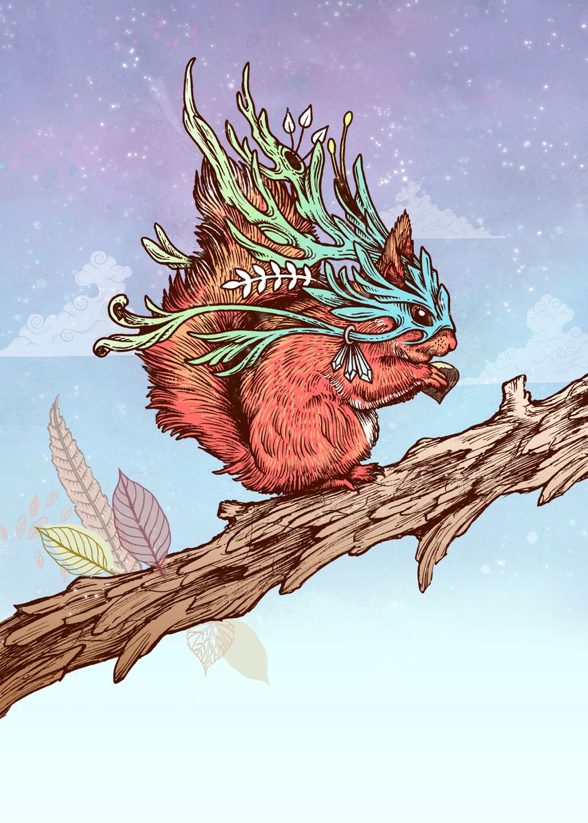 'Little Adventurer' Poster by Mat Miller | Displate