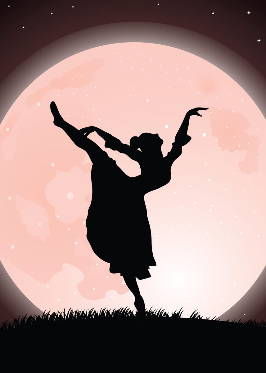 'Moon Dancer' Poster, picture, metal print, paint by Fotios Pavlopoulos ...