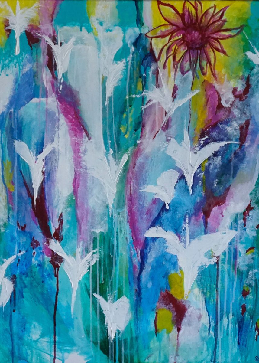 'Bodacious' Poster, picture, metal print, paint by Sherri Hanna | Displate