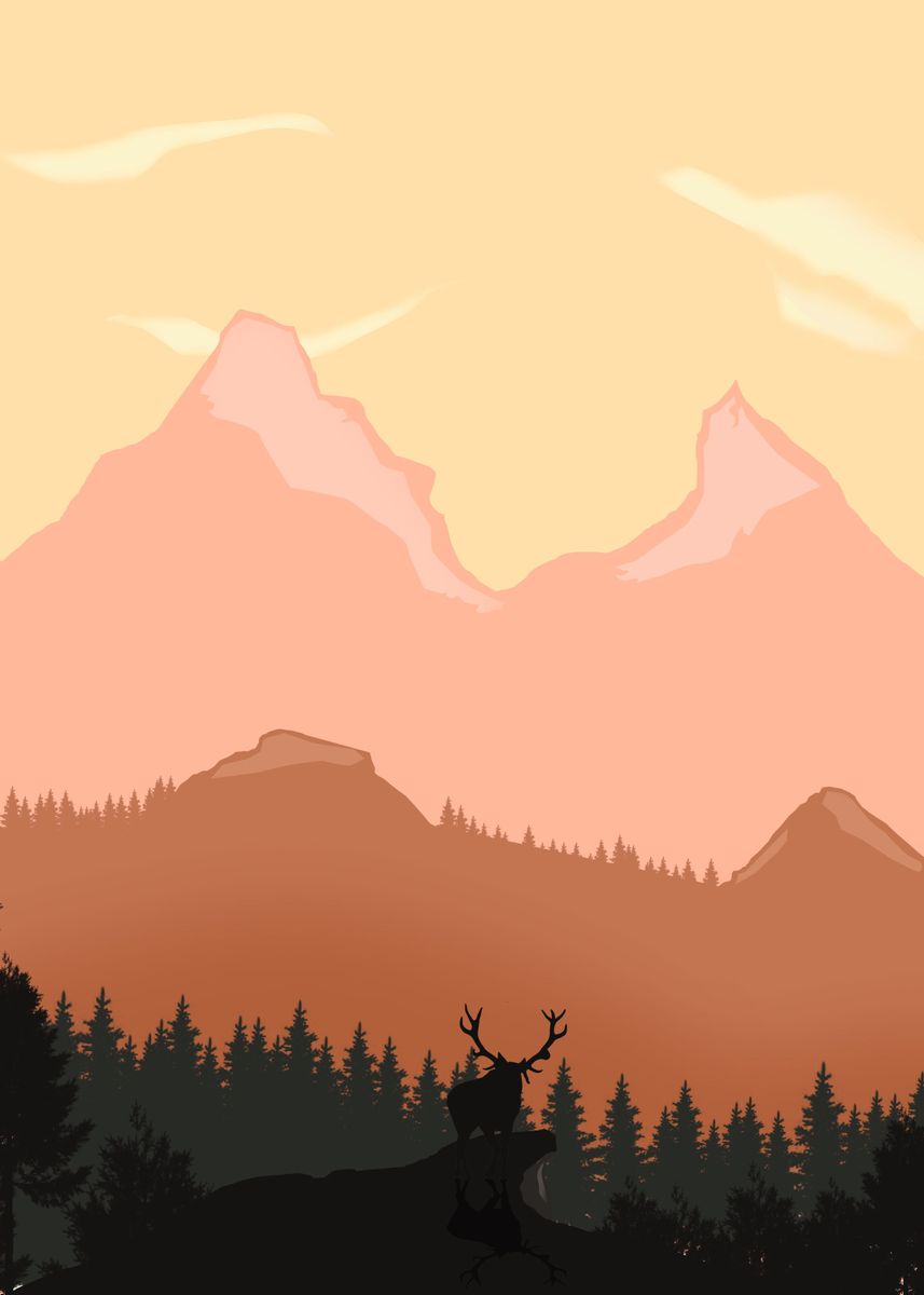 'Photoshop digital painting. ' Poster, picture, metal print, paint by ...