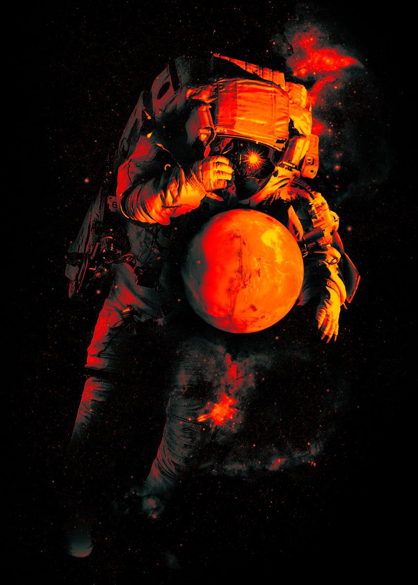 'It's a Small World After All (Mars)' Poster, picture, metal print ...