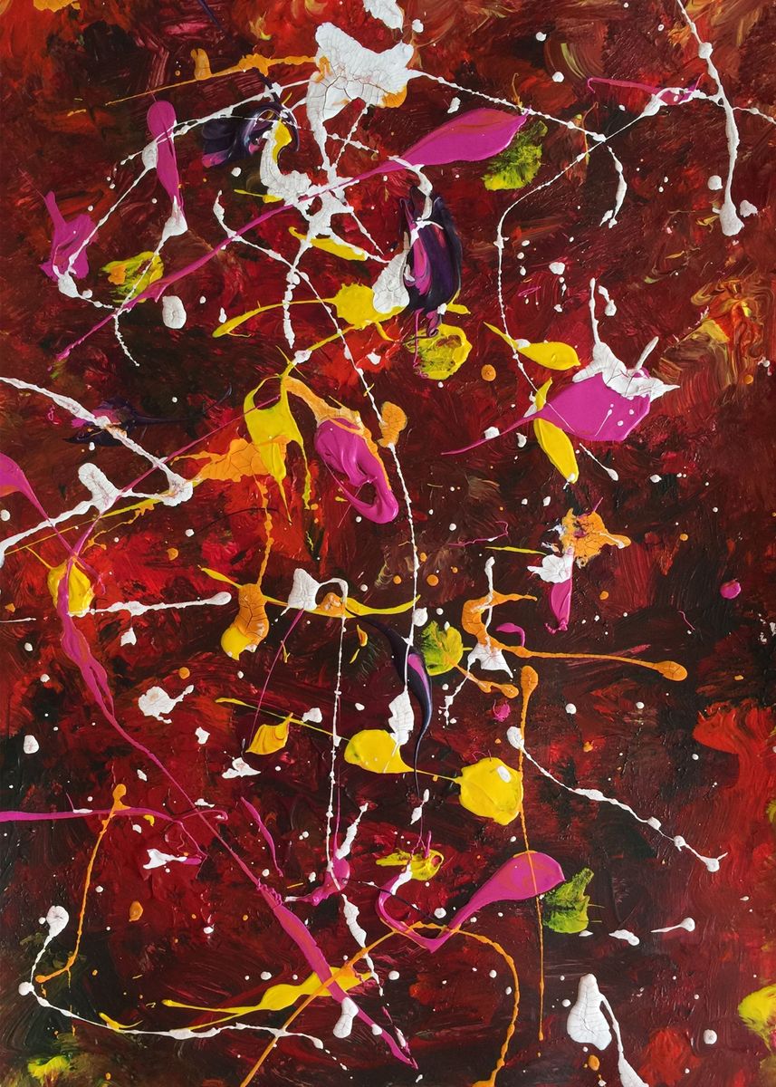 'splatter paint ' Poster, picture, metal print, paint by charlotte ...