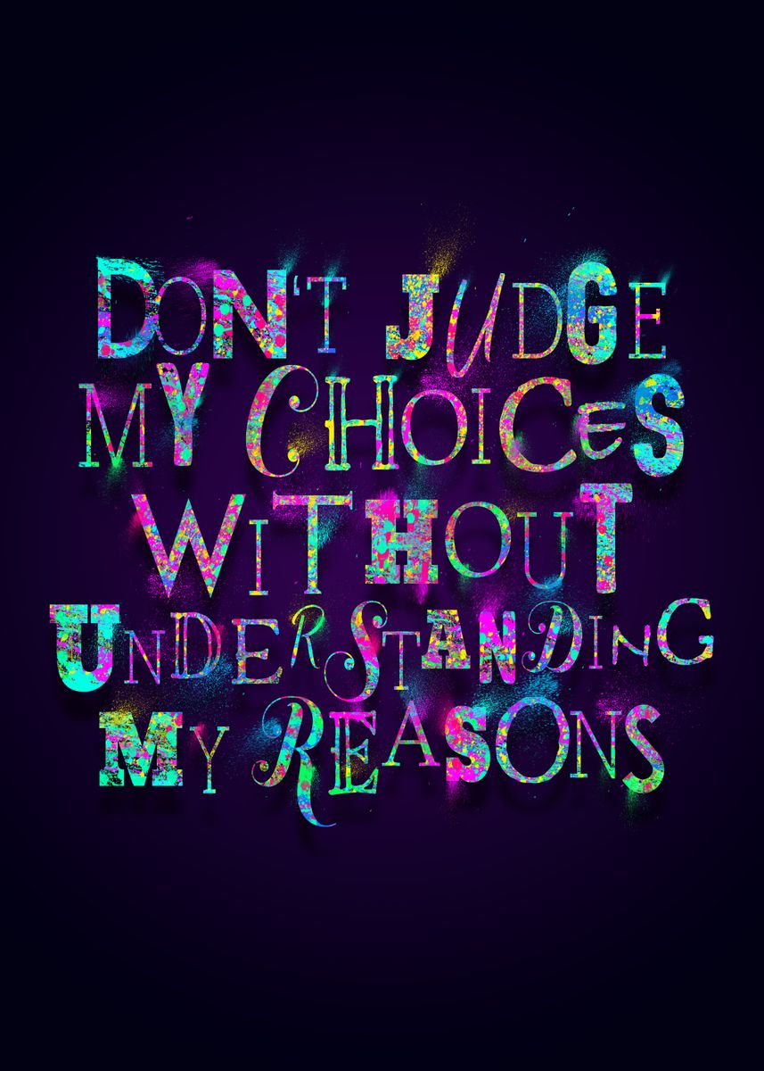 'My Choices' Poster, picture, metal print, paint by Lou Patrick Mackay ...