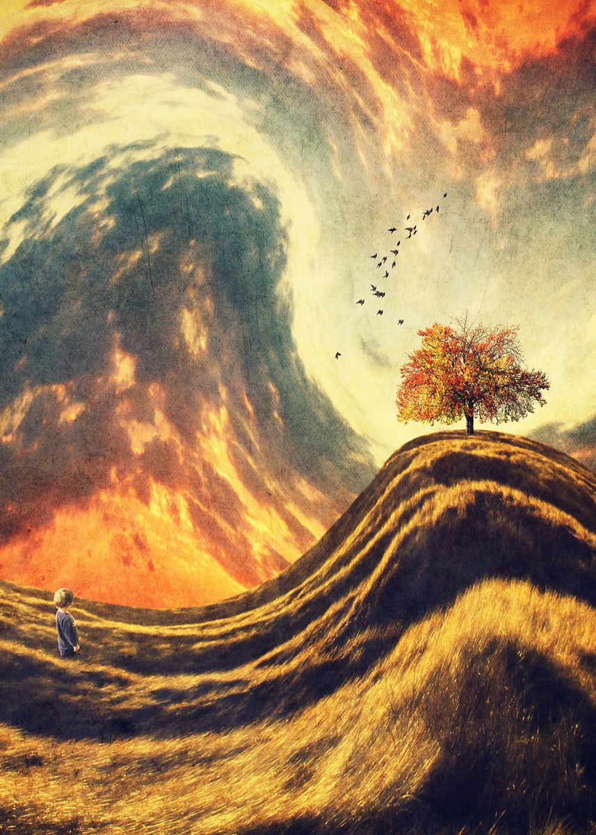 'Distorted' Poster, picture, metal print, paint by Albulena Panduri ...