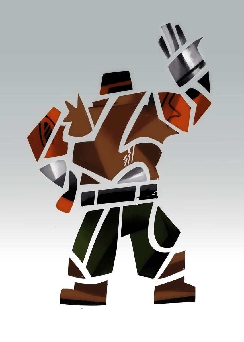 'Abstract Barret tribal style ' Poster by James Weinreb | Displate