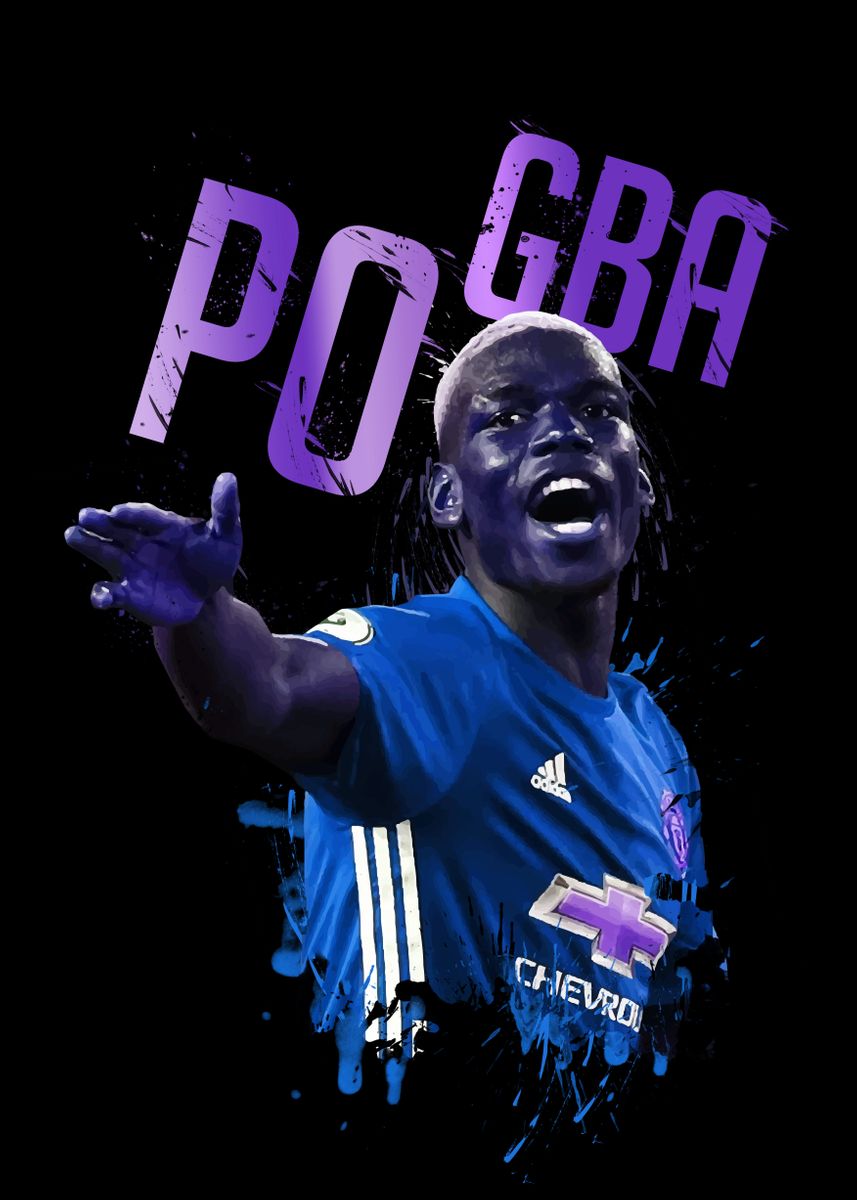 'Pogba' Poster, picture, metal print, paint by Colo Art | Displate