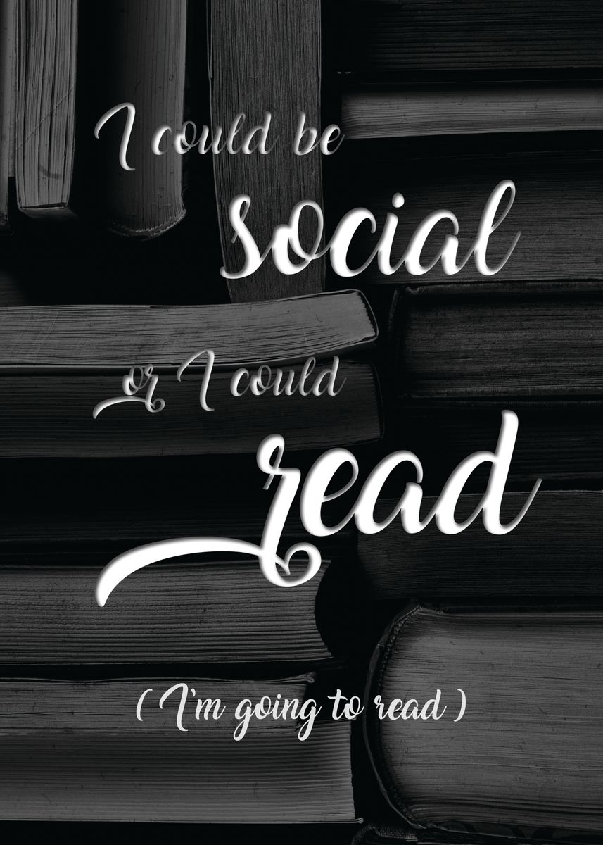 'Books > Social Life' Poster, picture, metal print, paint by Vincent ...