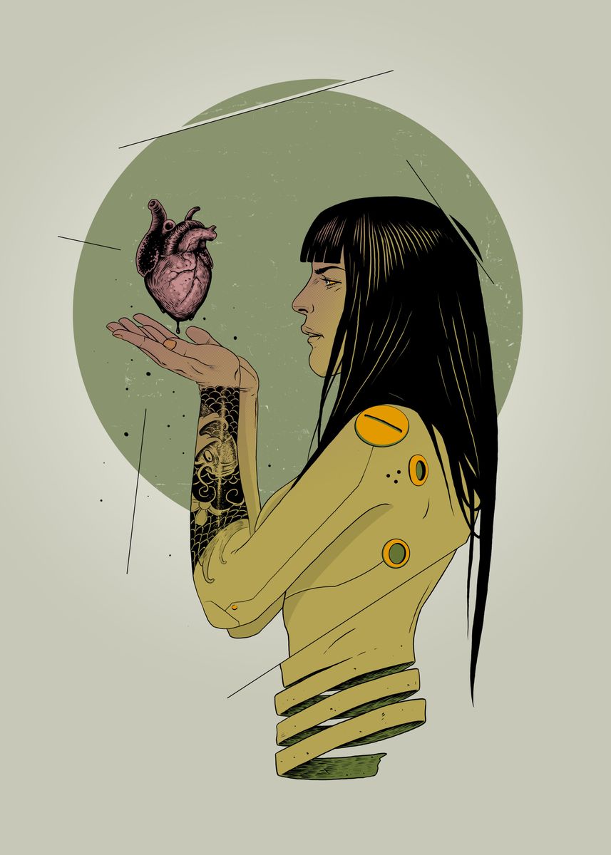 'The Modern Maria!' Poster, picture, metal print, paint by ron cabardo ...