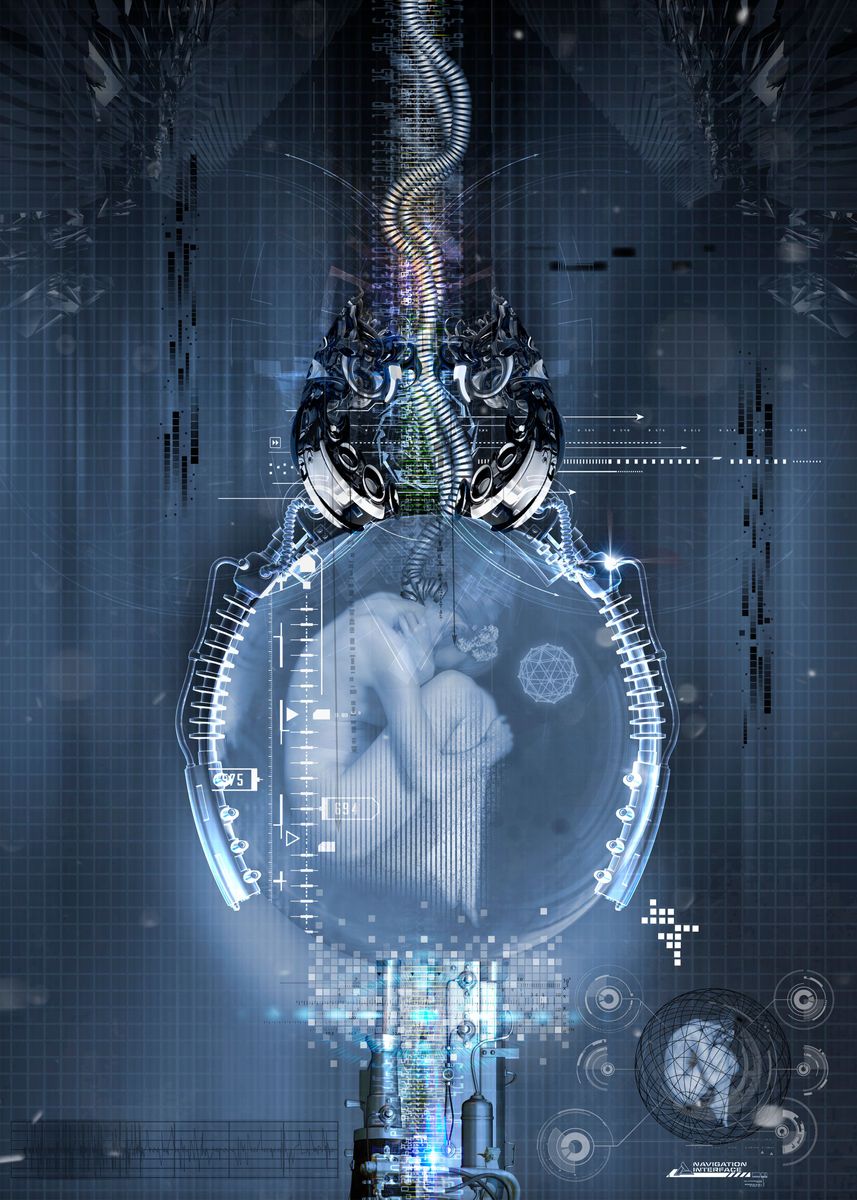 '' Machine '' Poster, picture, metal print, paint by Randy Monteith ...