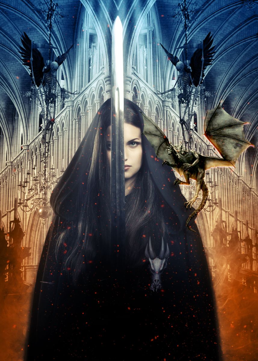 '' Lost Embers of the Empire '' Poster, picture, metal print, paint by ...