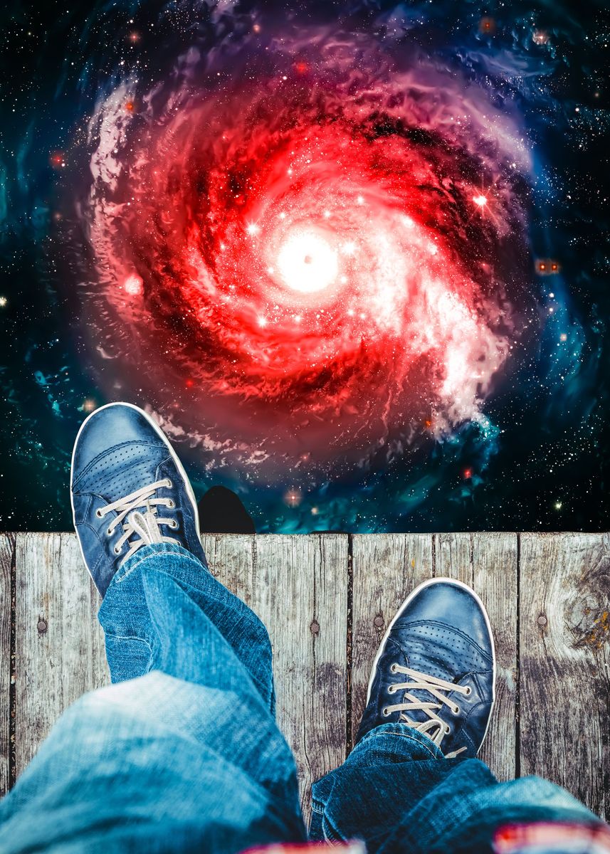 'Edge Of The Universe' Poster, picture, metal print, paint by Ismael ...