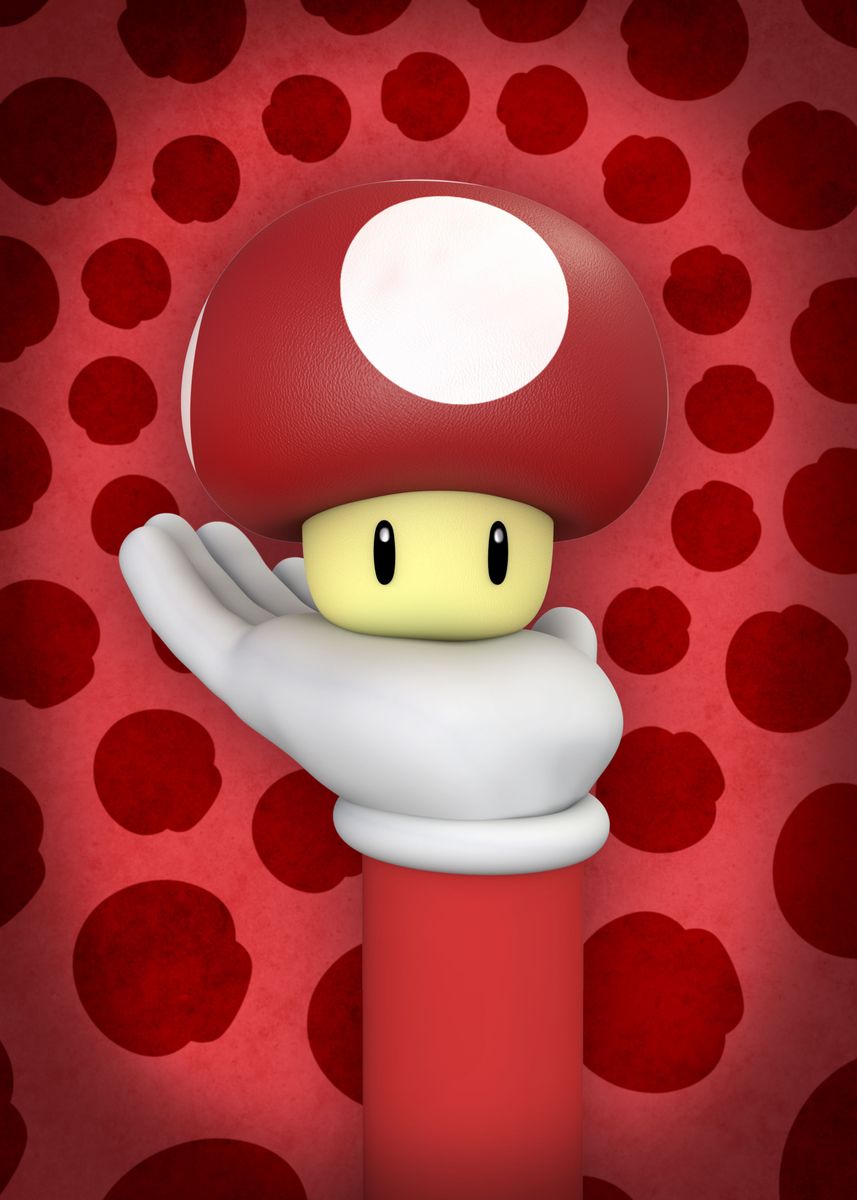 'Grow up, Mario!' Poster, picture, metal print, paint by Mauricio ...