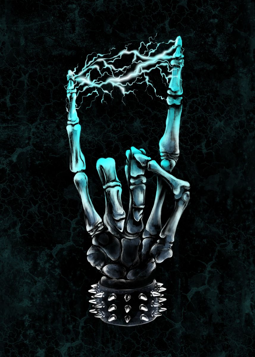 'Electrifying Music' Poster, picture, metal print, paint by Lou Patrick ...