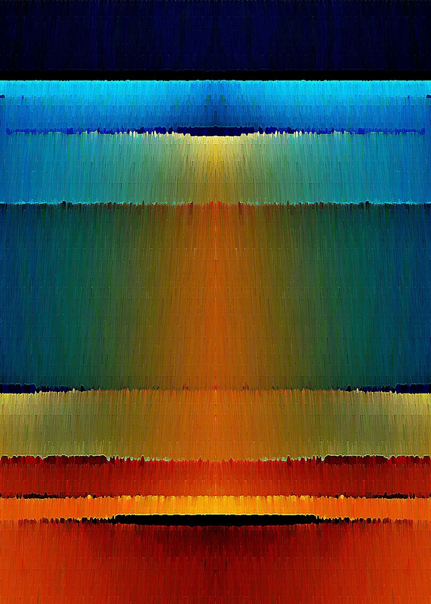 'Digital Abstract Beam of Light' Poster, picture, metal print, paint by ...