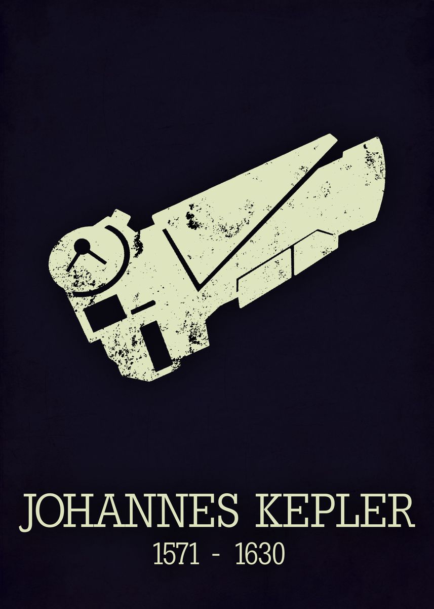 'Johannes Kepler poster' Poster, picture, metal print, paint by Viktor ...